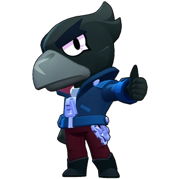 Crow - Skins, stats, details, gadgets, stars powers, hypercharge and ...