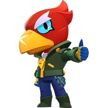 Crow - Skins, stats, details, gadgets, stars powers, hypercharge and ...