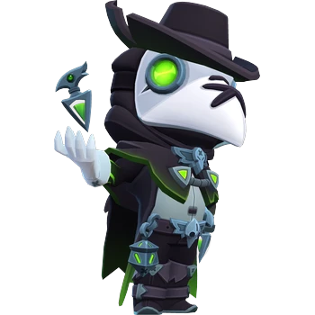 Crow - Skins, stats, details, gadgets, stars powers, hypercharge and ...