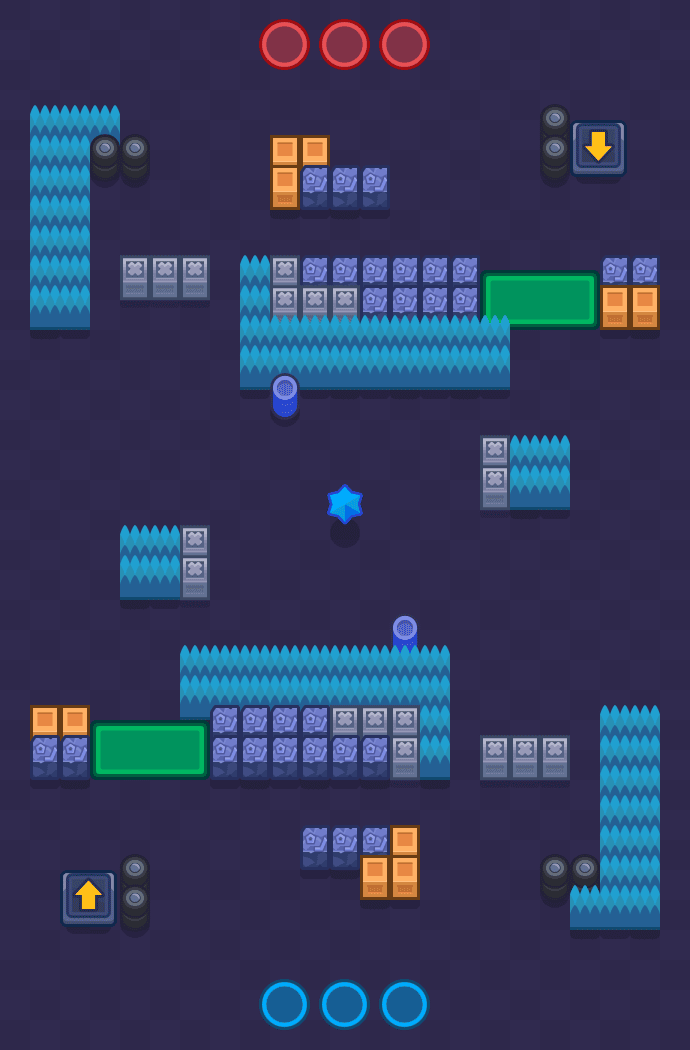 BS Knockout Maps - All maps and builds - Brawl Stars
