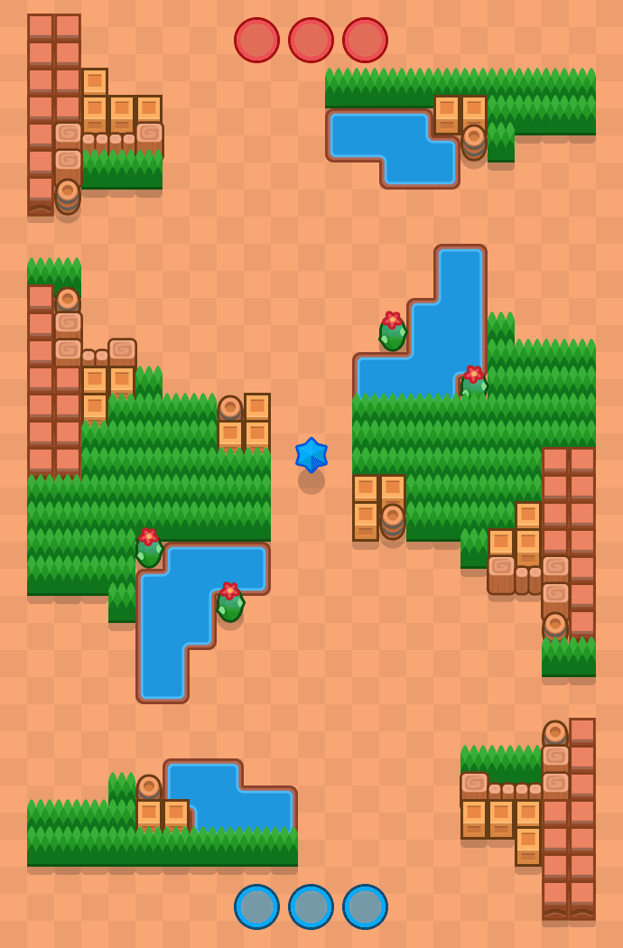 BS Knockout Maps - All maps and builds - Brawl Stars