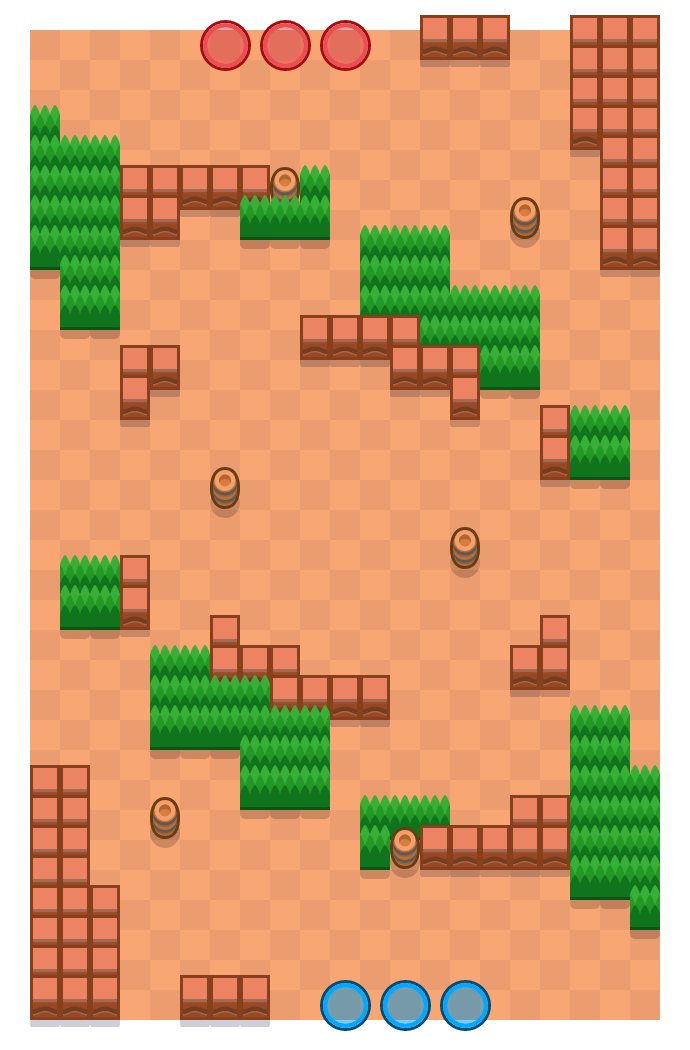 BS Knockout Maps - All maps and builds - Brawl Stars