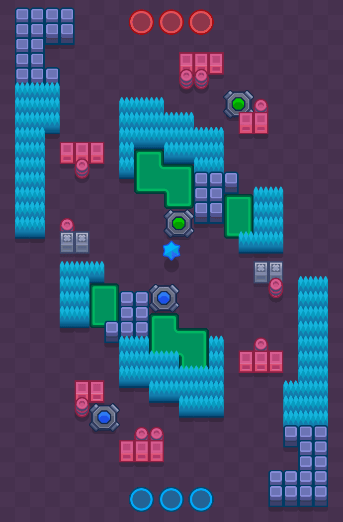 BS Knockout Maps - All maps and builds - Brawl Stars