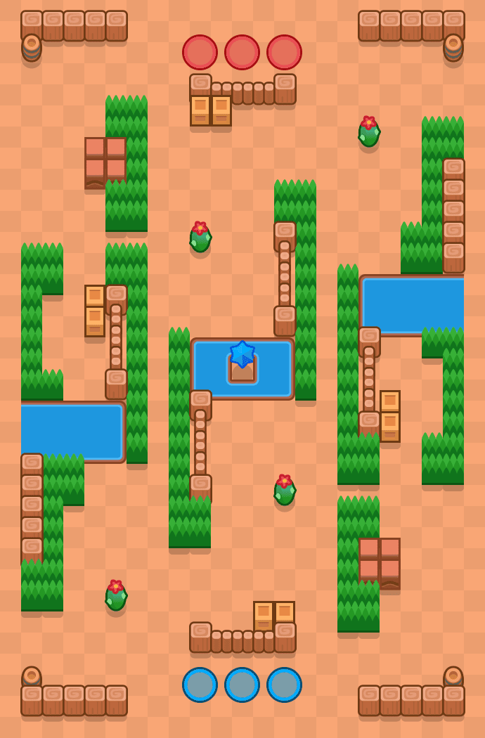 BS Knockout Maps - All maps and builds - Brawl Stars